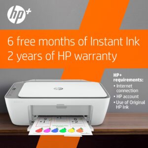 HP DeskJet 2755e All-in-One Wireless Color Printer, (26K67A) (Renewed)