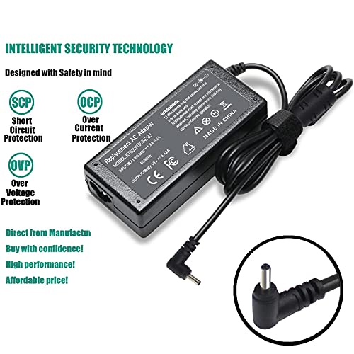 AC Charger for Acer Swift Spin 1 3 5 SP111-33 SP111-32N SF314-51 SF314-52 SF314-54 SF315 SP314-21 Chromebook CB3 CB5 CB3-111 CB3-131 CB5-132T CB5-571 R11 11 13 14 15 C720 N16Q13 N15Q9 N16P1 N15Q8