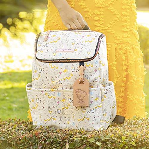 Petunia Pickle Bottom Method Backpack | Baby Backpack Diaper Bag | Stylish Backpack for Modern Parents | Disney's Beauty and The Beast | Whimsical Belle