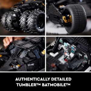 LEGO DC Batman Batmobile Tumbler 76240 Iconic Car Model from The Dark Knight Trilogy, Building Set for Adults, Collectible Display Gift Idea