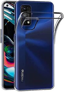 maijin case for oppo realme 7 pro (6.4 inch) soft tpu rubber gel bumper transparent back cover