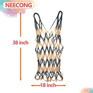 NEECONG Hay Net for Horses, Fun and Capacity is The Upgrade of Horse Treat Ball，Hanging Hay Feeder Bag for Horse Stable Stall Paddock Rest Toy（1 PCS）