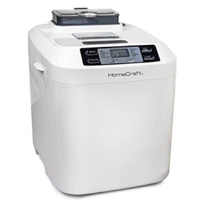 programmable 2 lb. breadmaker with auto fruit nut dispenser white