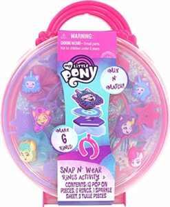 tara toys my little pony snap n wear rings