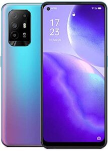 oppo reno5 z 5g dual cph2211 128gb 8gb ram factory unlocked (gsm only | no cdma - not compatible with verizon/sprint) international version - cosmo blue