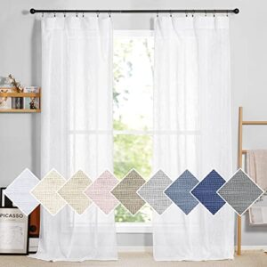 ryb home white sheer curtains & velvet curtains