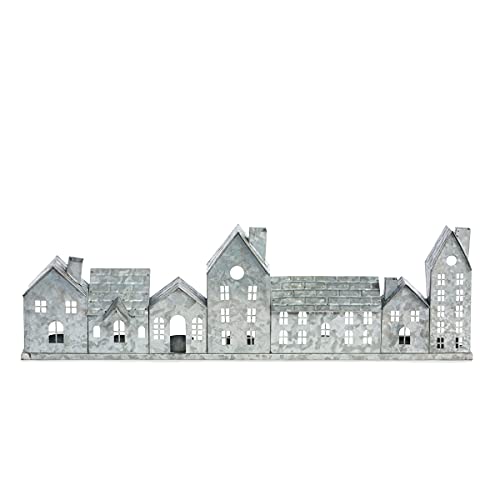 Park Hill Collection XAB10718 Mountain Village Tealight Centerpeice, 26.75-inch Length