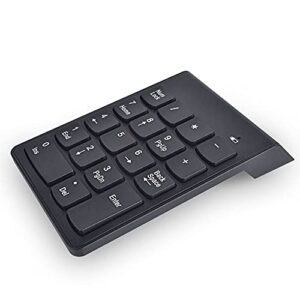 USB Numeric Keypad Wireless Number Pad 18 Keys Mini Digital Keyboard for iMac/MacBook Air/Pro Laptop PC Notebook Desktop