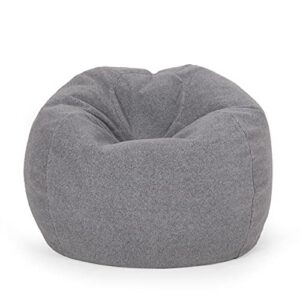 christopher knight home wibaux bean bag, gray