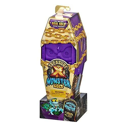 Treasure X Monsters Gold Single Pack Unboxing Toy with Slime and Spider Web Compound 13 Levels of Adventure Will You find Real Gold Treasure