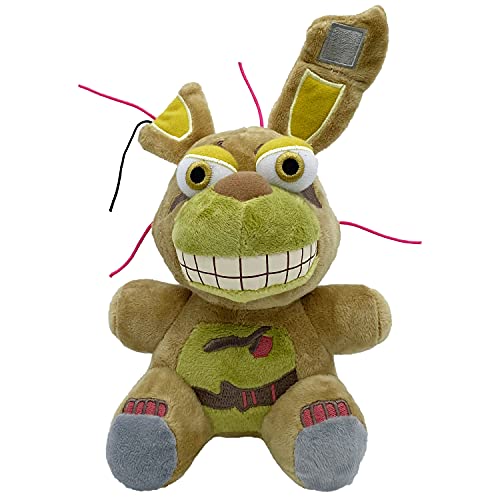 Ycixri Five Nights at Freddy's Plush Toy Suitable for Collection, FNAF Plushies Stuffed Doll for Boy Girl Christmas Halloween Birthday Gift, 8“ (Springtrap)