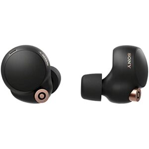 Sony WF-1000XM4 Truly Wireless Noise Cancelling Headphone - Optimised for Alexa and Google Assistant - with Built-in mic for Calls - Bluetooth Connection - Black/Copper