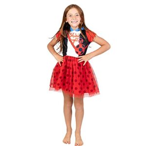 miraculous ladybug big girls cosplay costume dress red 14-16