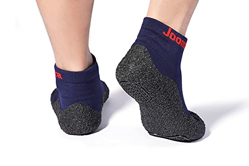 Joomra Mens Barefoot Trail Running Sock Shoes Size 10 Unisex Minimalist Pilates Zero Drop Athletic Hiking Indoor House Slipper for Women Sticky Kayaking Trekking Workout Sneaker Blue