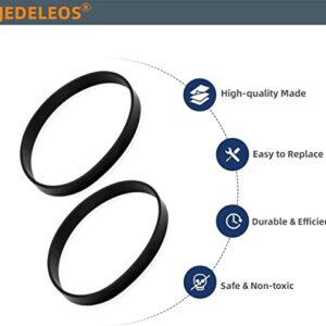 JEDELEOS Replacement Belts for Bissell ProHeat 2X Revolution Pet (Pro) Carpet Cleaner Model 1548,1551,1986,1964, 2007, 2007P, 1550 Series, Compared to Parts 1606428 (Pack of 2)