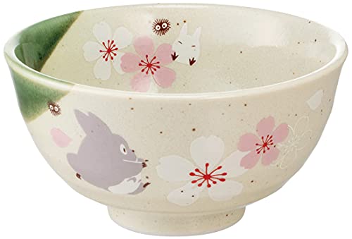 Studio Ghibli via Bluefin Porcelain My Neighbor Totoro Traditional Japanese Dish Series - Bowl [Sakura/Cherry Blossom] - Official Studio Ghibli Merchandise