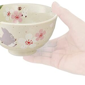 Studio Ghibli via Bluefin Porcelain My Neighbor Totoro Traditional Japanese Dish Series - Bowl [Sakura/Cherry Blossom] - Official Studio Ghibli Merchandise