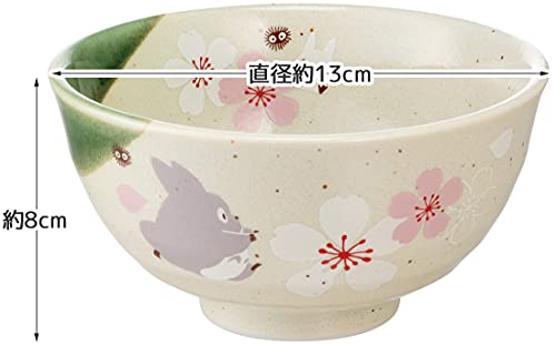 Studio Ghibli via Bluefin Porcelain My Neighbor Totoro Traditional Japanese Dish Series - Bowl [Sakura/Cherry Blossom] - Official Studio Ghibli Merchandise