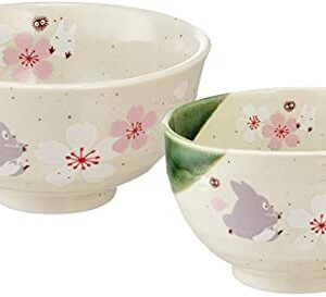 Studio Ghibli via Bluefin Porcelain My Neighbor Totoro Traditional Japanese Dish Series - Bowl [Sakura/Cherry Blossom] - Official Studio Ghibli Merchandise