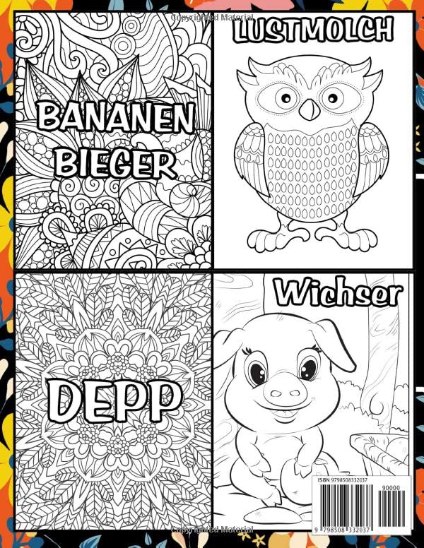 Swear In German Like A Pro: German Swear Words Coloring Book | Swearing Colouring Book Pages for Stress Relief and Relaxation (Gag Gifts, Funny Journals for Men And Women)