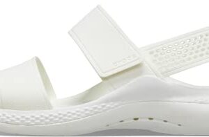 Crocs LiteRide 360 Sandals for Women, Almost White, 7