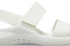 Crocs LiteRide 360 Sandals for Women, Almost White, 7