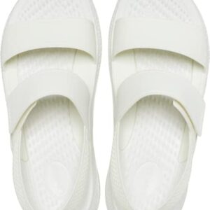 Crocs LiteRide 360 Sandals for Women, Almost White, 7