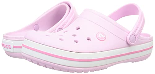 Crocs Unisex-Child Crocband Clogs (Todder Shoes), Ballerina Pink, 10 Toddler