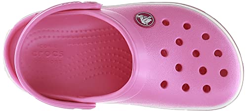 Crocs Unisex-Child Crocband Clogs (Todder Shoes), Ballerina Pink, 10 Toddler