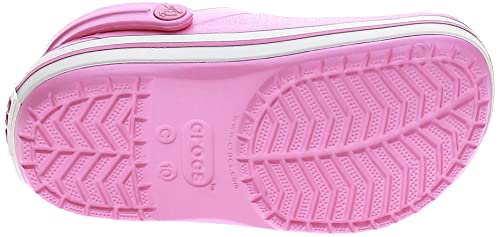 Crocs Unisex-Child Crocband Clogs (Todder Shoes), Ballerina Pink, 10 Toddler