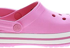 Crocs Unisex-Child Crocband Clogs (Todder Shoes), Ballerina Pink, 10 Toddler