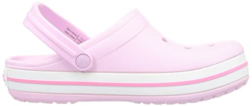 Crocs Unisex-Child Crocband Clogs (Todder Shoes), Ballerina Pink, 10 Toddler