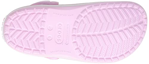 Crocs Unisex-Child Crocband Clogs (Todder Shoes), Ballerina Pink, 10 Toddler