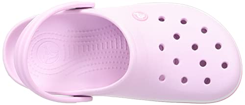 Crocs Unisex-Child Crocband Clogs (Todder Shoes), Ballerina Pink, 10 Toddler