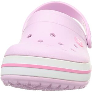 Crocs Unisex-Child Crocband Clogs (Todder Shoes), Ballerina Pink, 10 Toddler