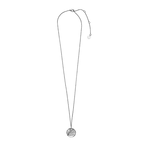 Pura Vida 20" Silver Havana Necklace - Adjustable Length, Brass Base - Brand Charm, 3" Extender