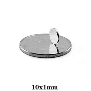 100PCS 10x1mm Thin Strong Neodymium Magnet 10mmX1mm Permanent Magnet disc 10x1mm Powerful Magnetic Round Magnet 10*1 mm