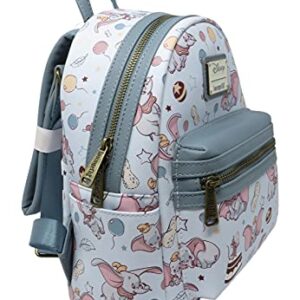 Loungefly Disney Dumbo Allover Print Womens Double Strap Shoulder Bag Purse