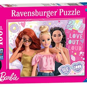 Ravensburger Barbie 100 Piece Jigsaw Puzzles for Kids Age 6 Years Up - Extra Large Pieces