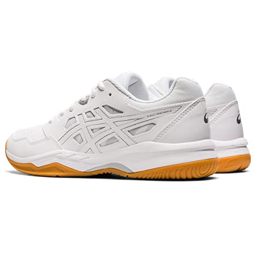 ASICS Women's Gel-RENMA Pickleball Shoes, 10, White/Pure Silver