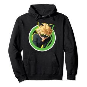 Miraculous Collection Cat Noir Badge Pullover Hoodie