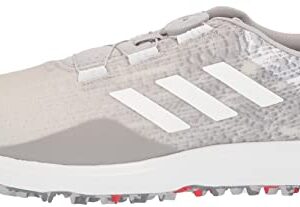 adidas Men's S2G BOA Wide Spikeless Golf Shoes, Grey Two/Footwear White/Grey Three, 9