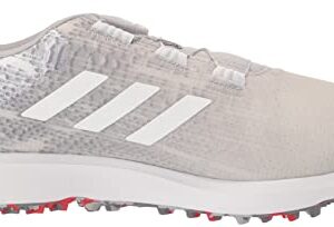 adidas Men's S2G BOA Wide Spikeless Golf Shoes, Grey Two/Footwear White/Grey Three, 9