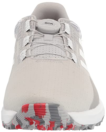 adidas Men's S2G BOA Wide Spikeless Golf Shoes, Grey Two/Footwear White/Grey Three, 9