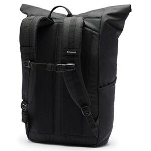 Columbia Unisex Convey II 27L Rolltop Backpack, Black, One Size