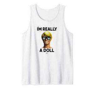 barbie ken i'm really a doll tank top