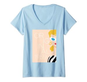 barbie 60th anniversary original v-neck t-shirt