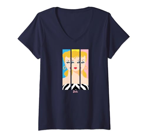 Barbie 60th Anniversary Classic V-Neck T-Shirt