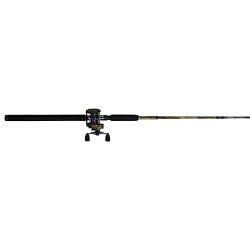 Ugly Stik 7’ Camo Conventional Fishing Rod and Reel Casting Combo, Right Handle Position, Ugly Tech Construction With Clear Tip Design, 1-Piece Rod, Size 20 2 Ball Bearing Conventional Reel