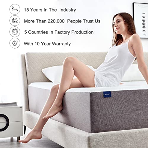 Molblly King Memory Foam Mattress in a Box, Fiberglass Free,Breathable Comfortable Mattress for Cooler Sleep Supportive & Pressure Relief, King Size Bed, 76" X 80" X 12", 12 Inch